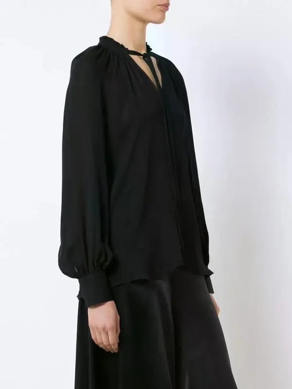 Voz Bishop Sleeve Blouse