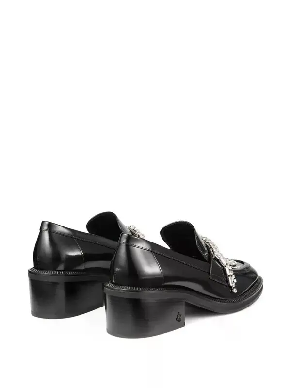 JIMMY CHOO Tylor Crystal Embellished Loafers