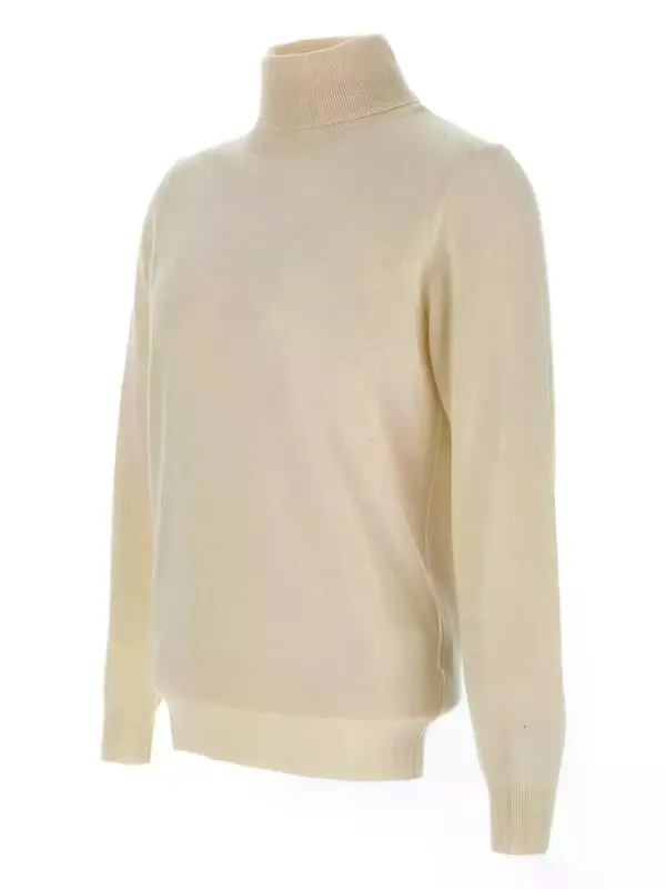 KANGRA Ribbed Wool-cashmere Turtleneck Sweater