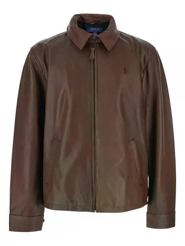 Polo Ralph Lauren Polo Pony-debossed Jacket - Brown