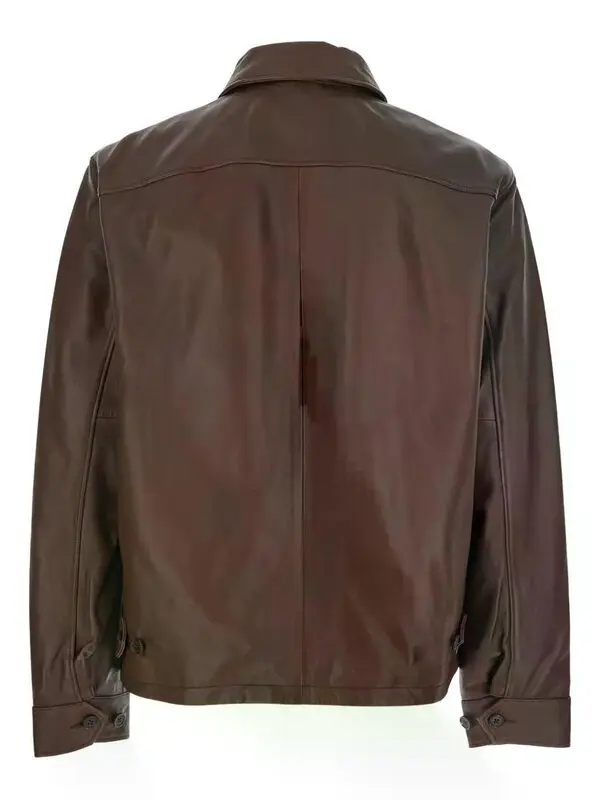 Polo Ralph Lauren Polo Pony-debossed Jacket - Brown | Editorialist