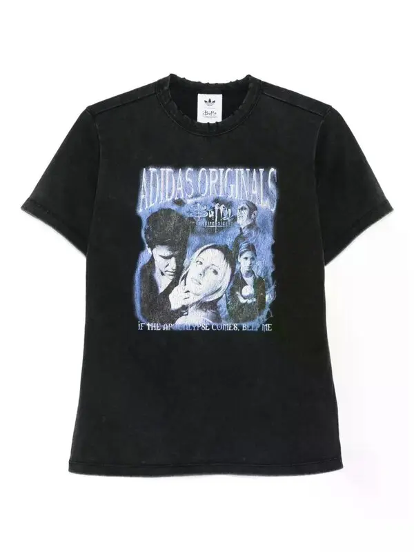 Adidas Graphic-print T-shirt - Black