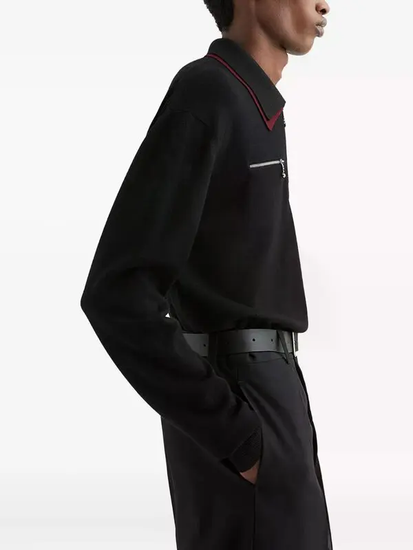 JIL SANDER Wool Polo Shirt