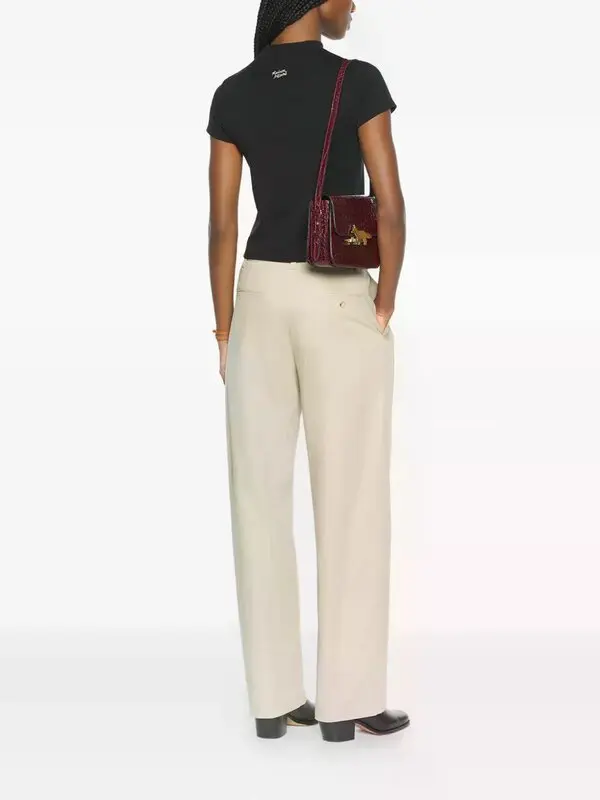 Maison Kitsuné Mock-neck Short-sleeve T-shirt