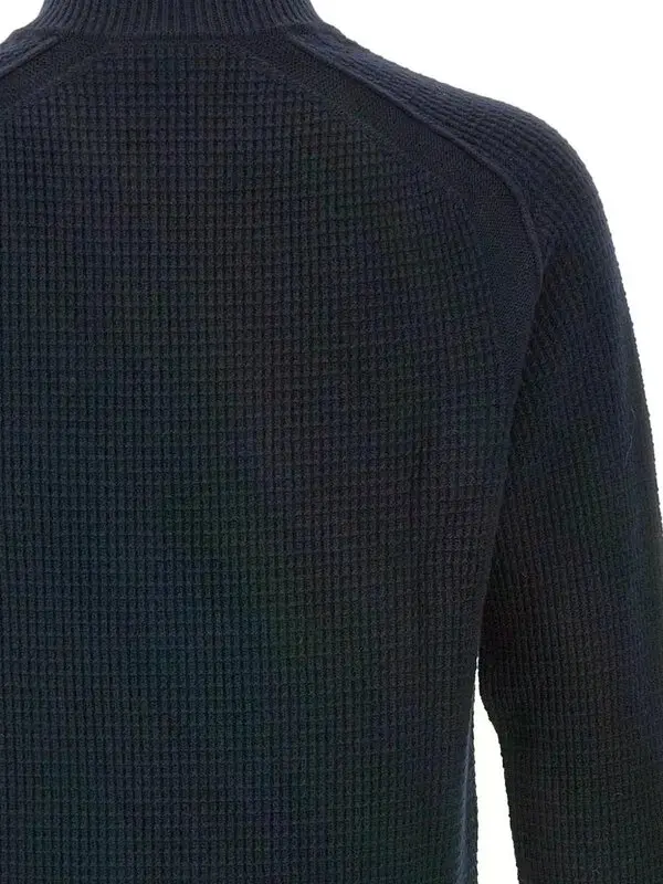 Stone Island Textured-weave Zip-up Cardigan