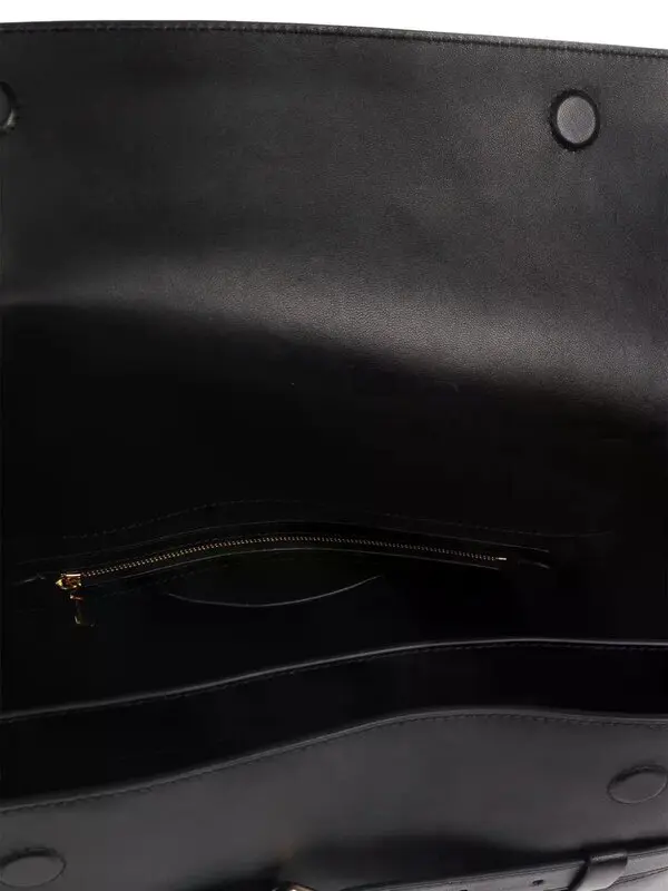 Moschino Belted Leather Shoulder Bag
