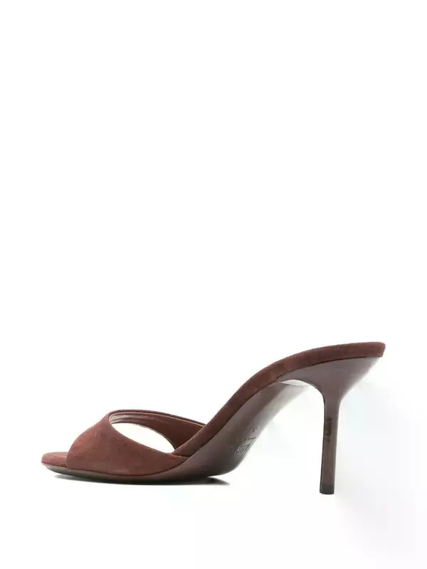 Paris Texas 70mm Lidia Suede Sandals - Brown