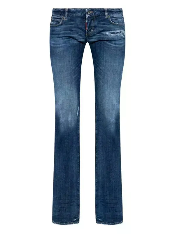 Dsquared2 Distressed Low-rise Jeans