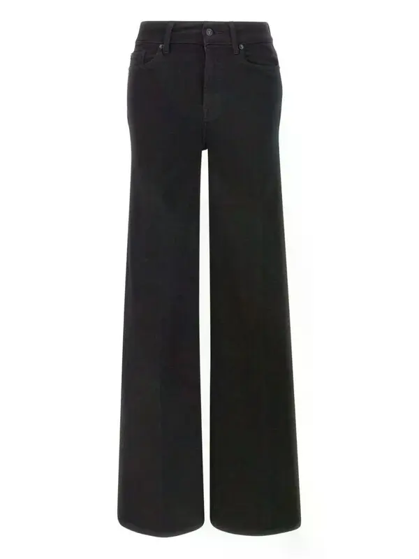 7 For All Mankind High-waist Jeans - Black