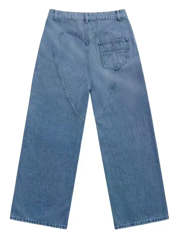 AREA Crystal-embellished Pocket Jeans