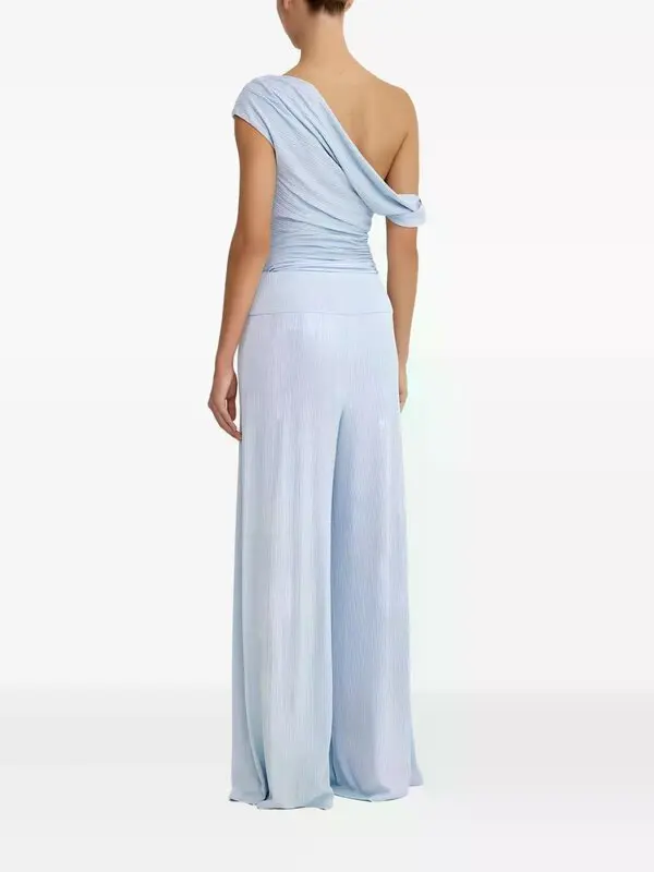 Significant Other Textured Wide-leg Trousers