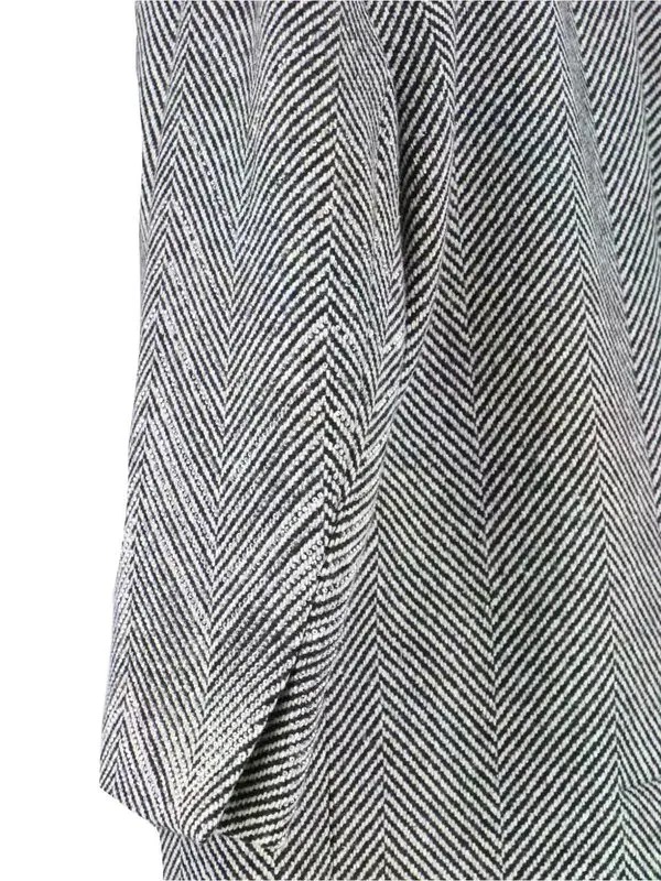 Ermanno Scervino Herringbone-pattern Button Coat