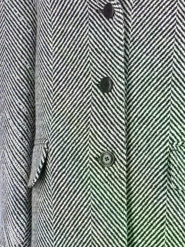 Ermanno Scervino Herringbone-pattern Button Coat