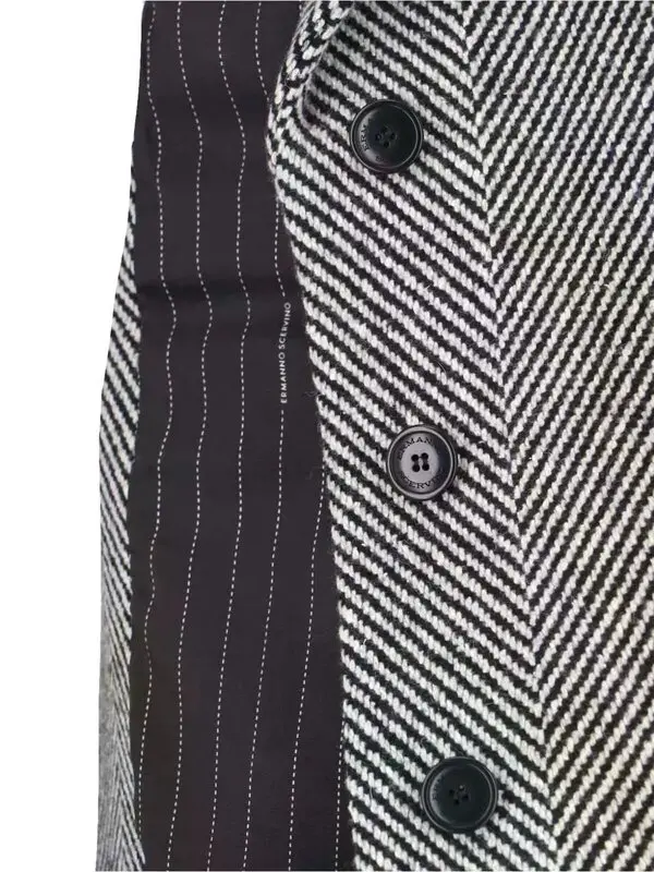 Ermanno Scervino Herringbone-pattern Button Coat