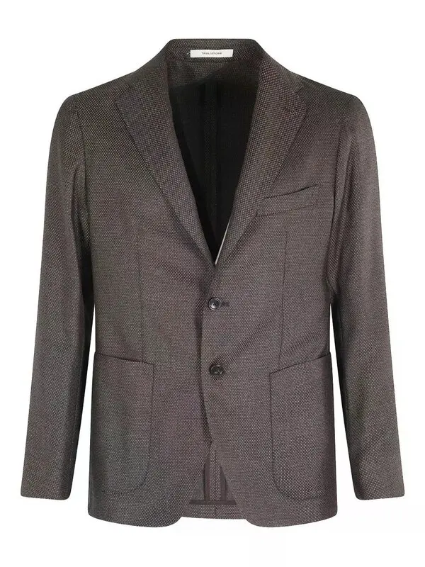 Tagliatore Textured Two-button Blazer