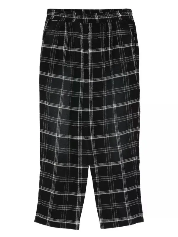 Joshua Sanders Checked Elastic-waist Trousers