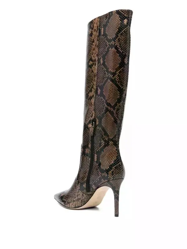 STUART WEITZMAN 80mm Calf-leather Stiletto Boots