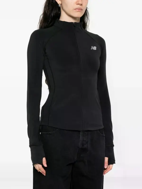 NEW BALANCE Zip-front Logo Sweatshirt