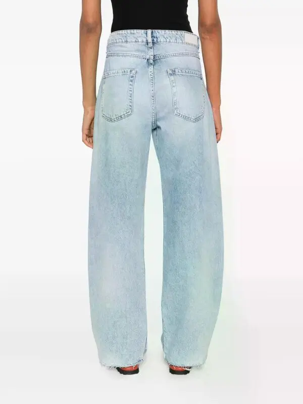 ICON DENIM LOS ANGELES Frayed-edges Jeans