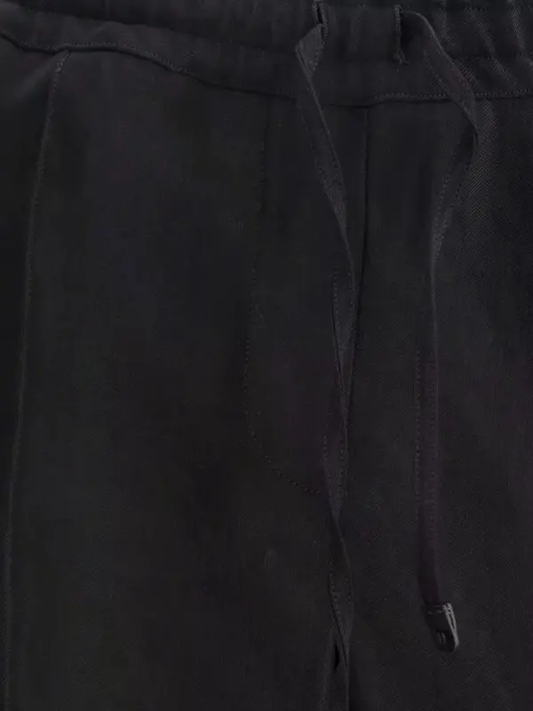 TOM FORD Drawstring-waist Trousers - Black