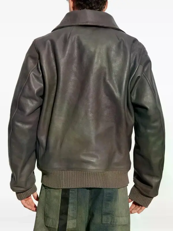 Rick Owens Blixa Dracollar Leather Jacket