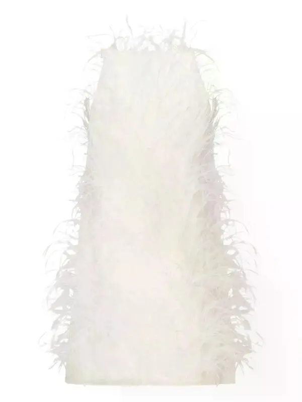 Pinko Feather-embellished Dress