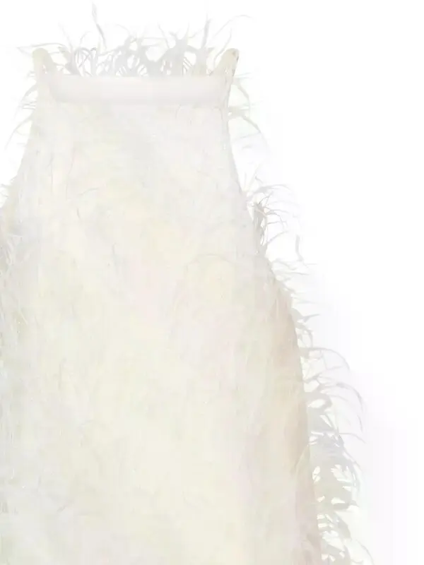 Pinko Feather-embellished Dress