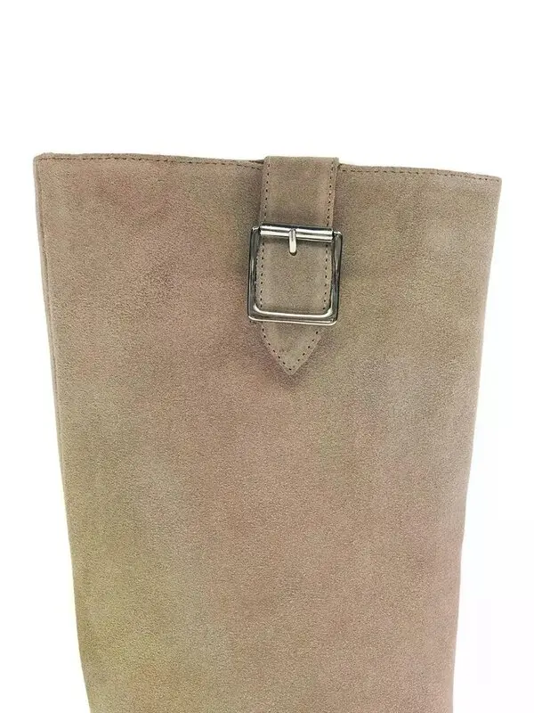ALOHAS 45mm Ryder Buckle-detail Suede Boots