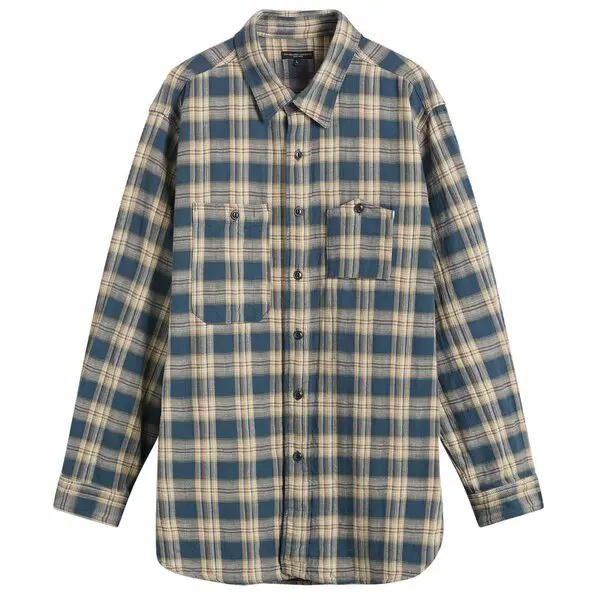 Engineered Garments Plaid Jacquard Work Shirt