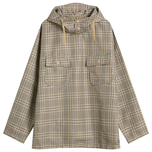 Engineered Garments Plaid Polyester Cagoule Shirt
