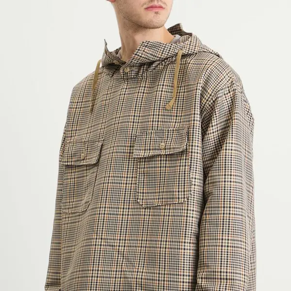 Engineered Garments Plaid Polyester Cagoule Shirt