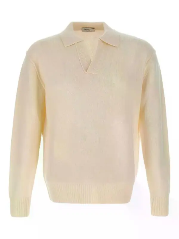 PAOLO PECORA Polo-collar Wool Sweater