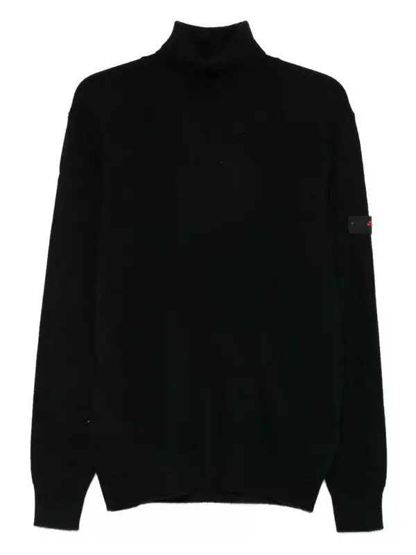 Peuterey Roll-neck Patch-pocket Sweater - Black