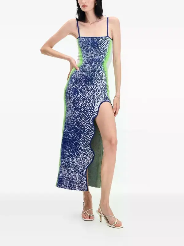 Ph5 Spot-print Side-slit Dress