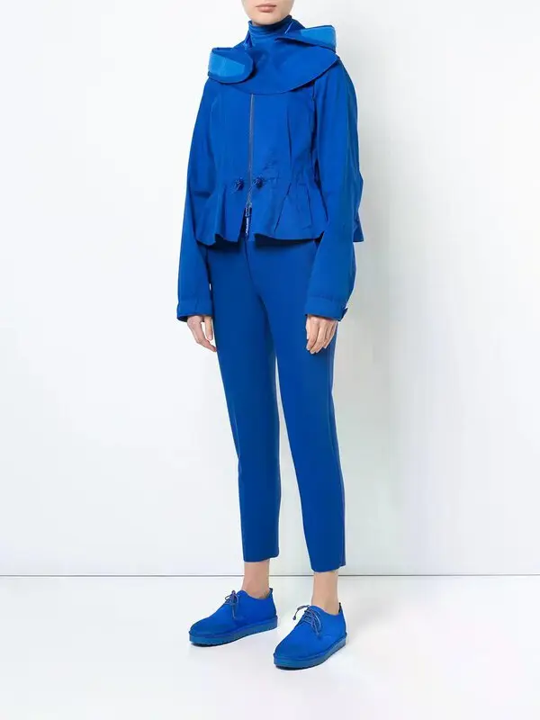 Givenchy Peplum Hem Cotton Jacket