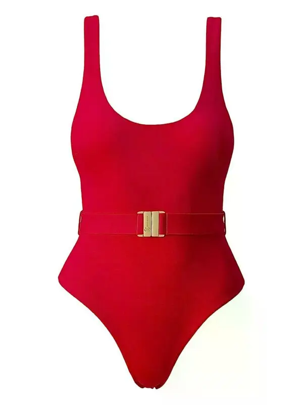 SOFIA ERHAN Scarlet Belted Swimsuit - Red