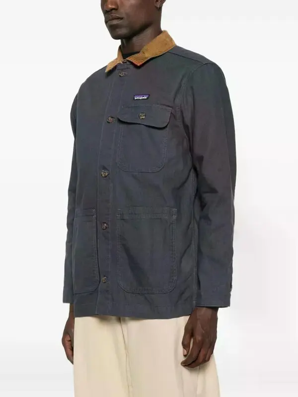 Patagonia Point Reyes Corduroy-collar Button-fastening Jacket