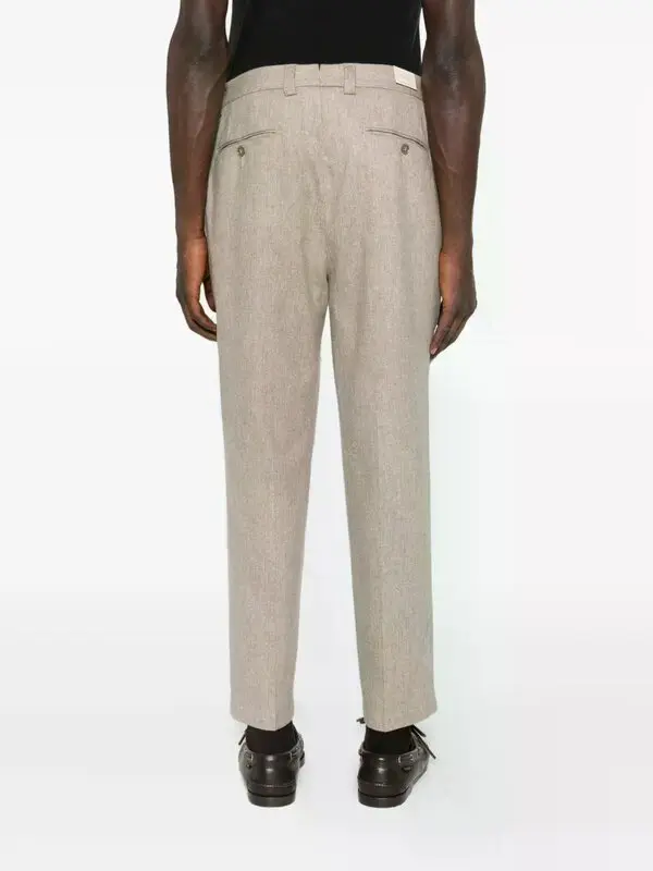 BRIGLIA 1949 Pressed-crease Button Trousers
