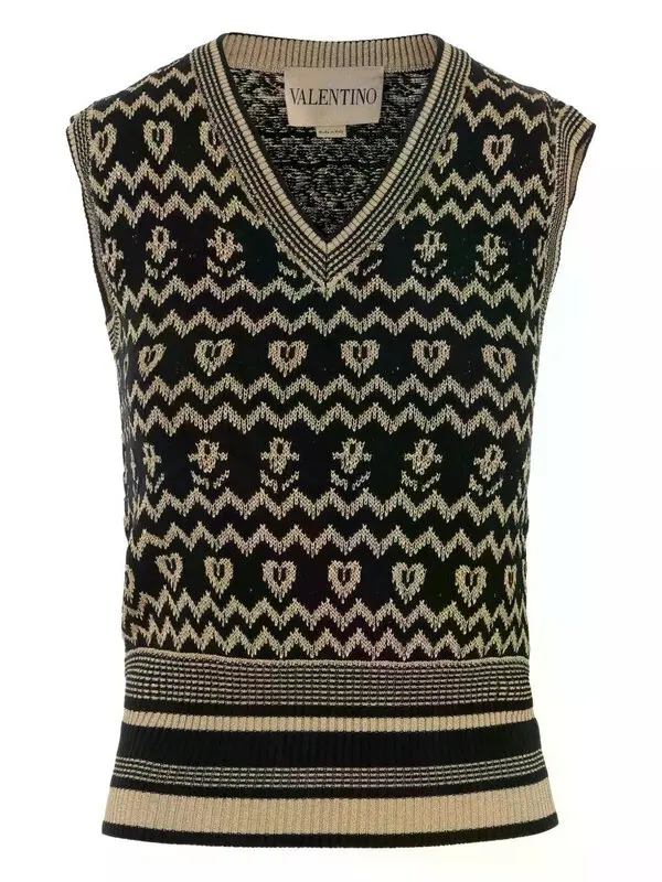 Valentino Garavani Wool-blend Knit Vest