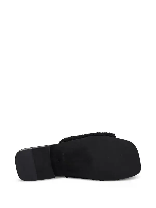 Inuikii Knitted Embellished Flat Sandals