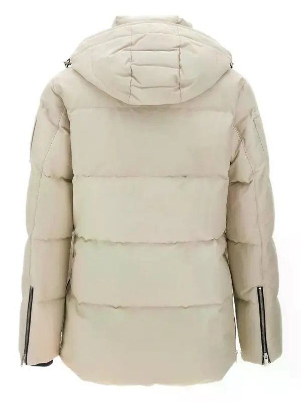 Moose Knuckles Quilted Coat With Removable Hood - Neutrals