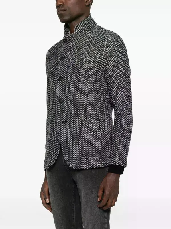 Emporio Armani Zigzag-pattern Jacket