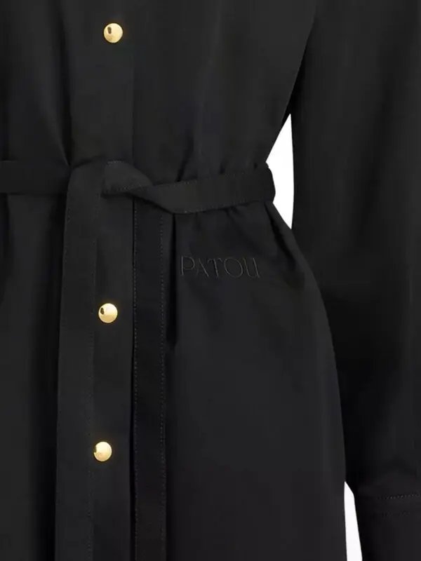 PATOU Belted Shirt Mini Dress