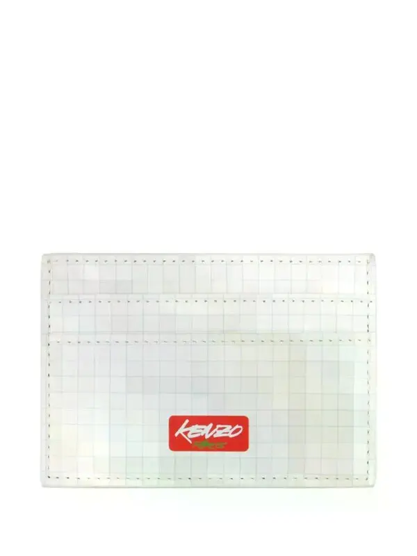 Kenzo X Futura 2000 Grid-print Cardholder - White
