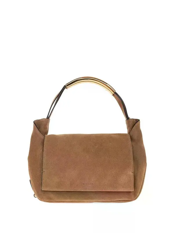 Moschino Suede Tote Bag - Brown