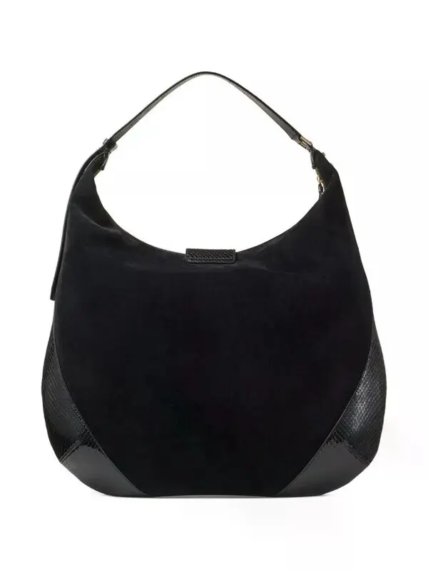 JIMMY CHOO Large Hobo Shoulder Bag - Black