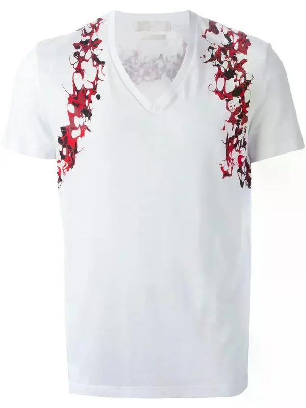 Alexander McQueen Marbled Print T-shirt
