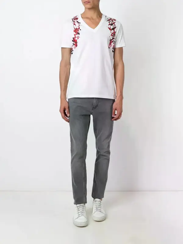 Alexander McQueen Marbled Print T-shirt
