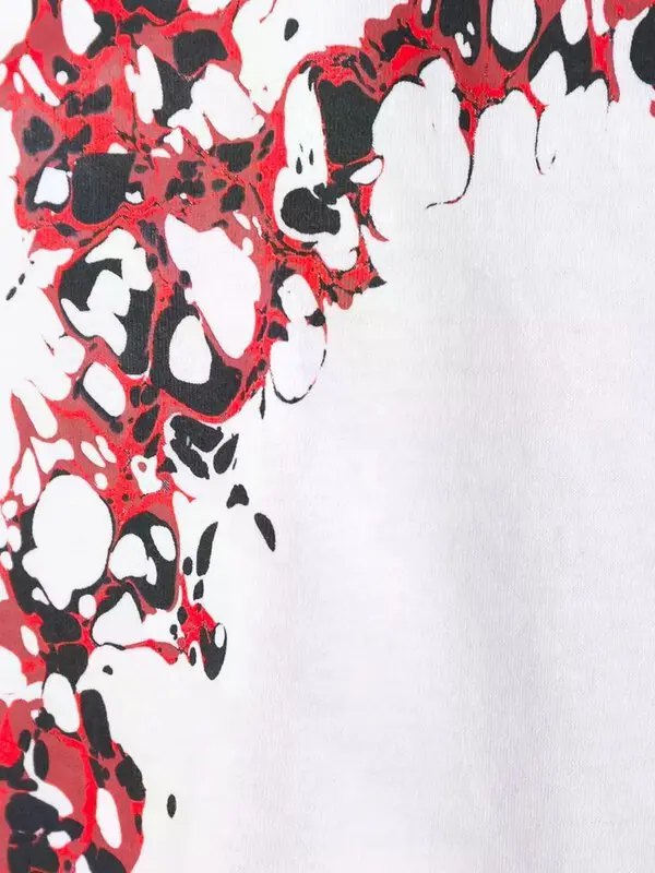 Alexander McQueen Marbled Print T-shirt