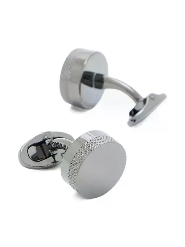Giorgio Armani Textured Round Cufflinks